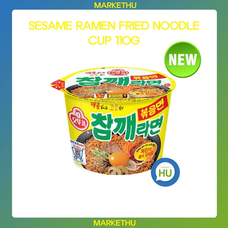 [OTTOGI]Sesame ramen fried noodle cup 110g/korean instant noodle ...