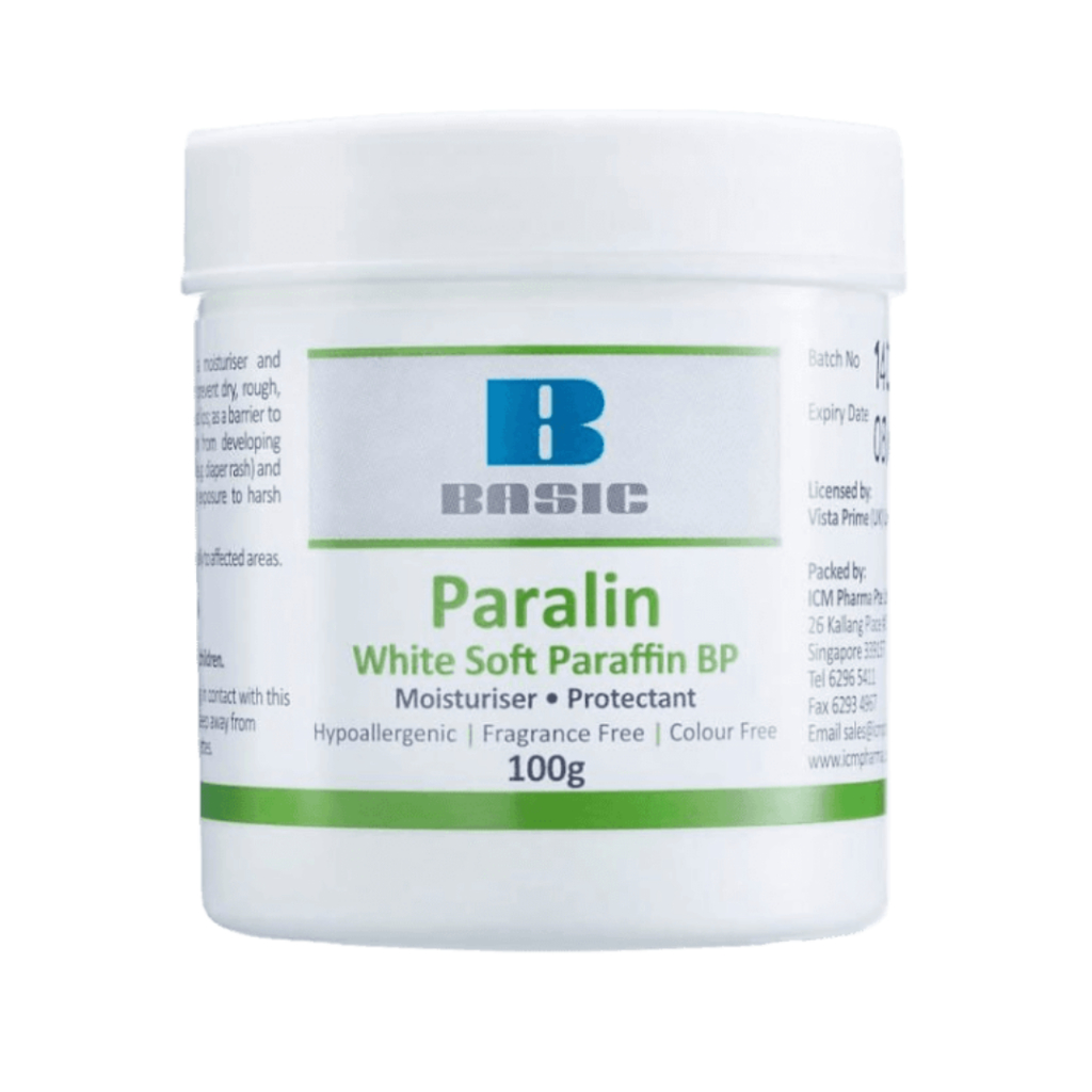 [PharmCare] ICM Paralin Dermalin White Soft Paraffin 100G Moisturiser ...