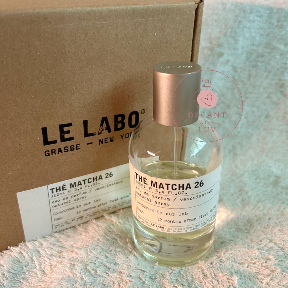 [🇸🇬SG Seller] Matcha 26 Le Labo (Decant/Refill/Tester Perfume) | Shopee ...