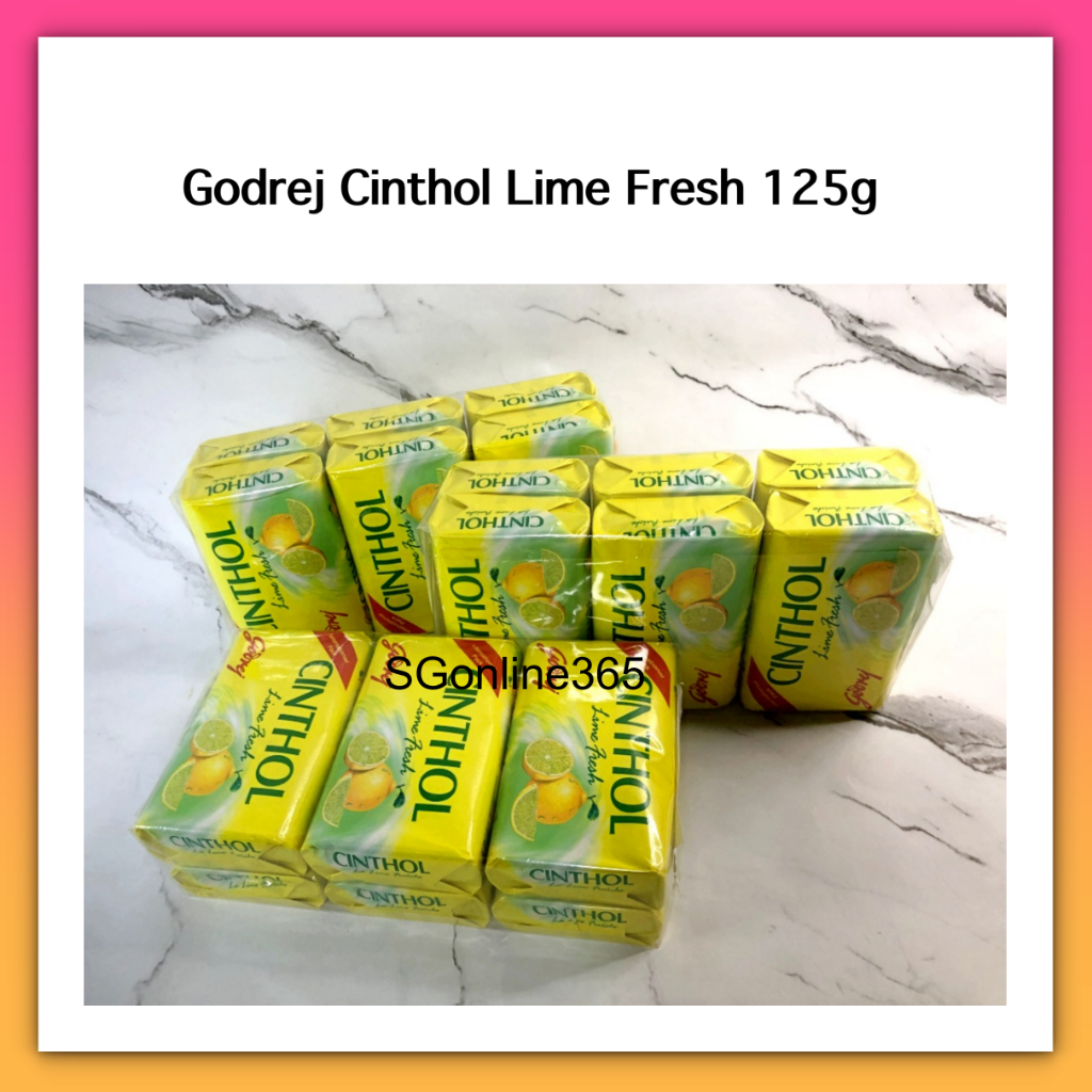 Godrej Cinthol Lime Fresh Soap 125g x 6 pcs | Shopee Singapore