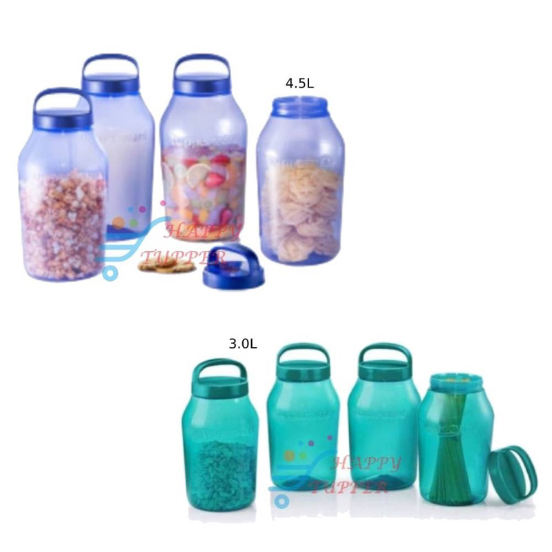 Tupperware Universal Jar 3L / Tupperware Universal Jar 4.5L | Shopee ...