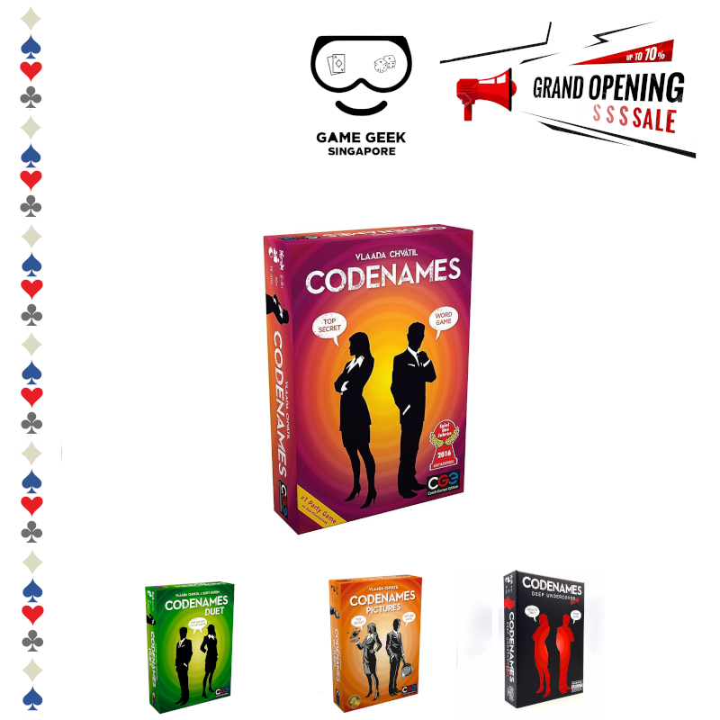 [🇸🇬Singapore Stock] Codenames Board Game Family Friend Party Game Card ...