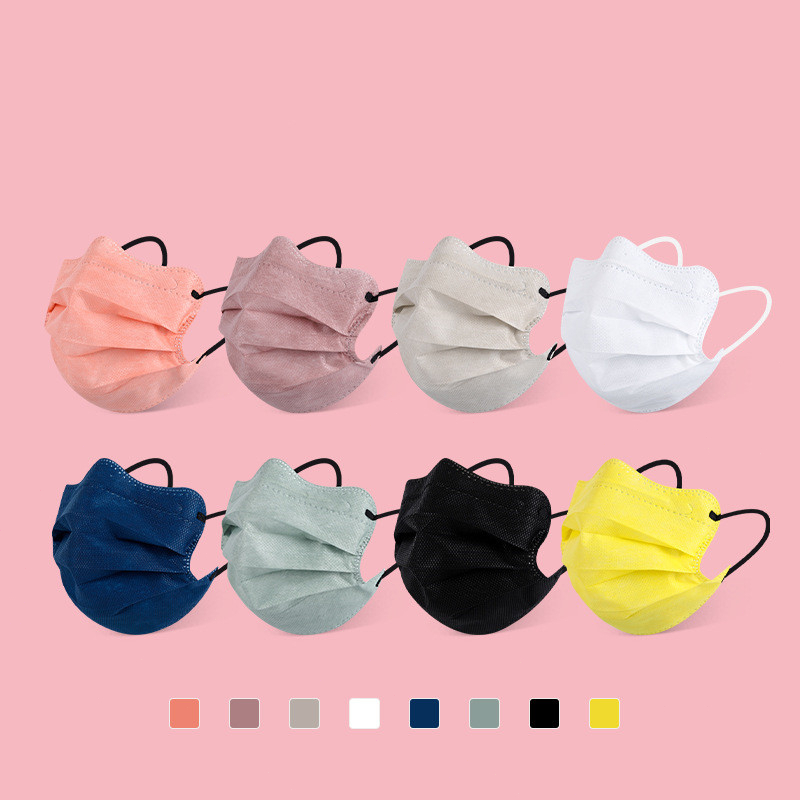 {SG} 10PCS Mask Gradient Mask Individual Package Adult Mask Color Mask ...