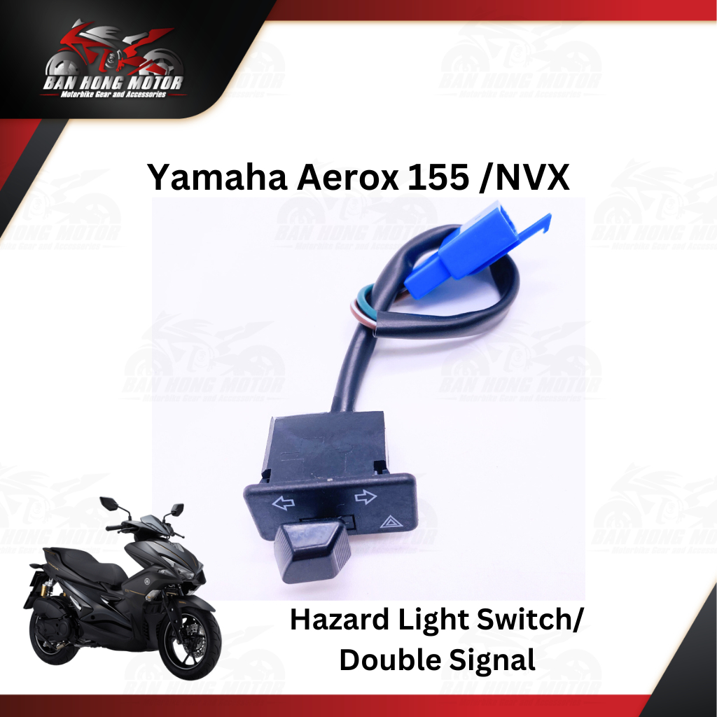 Aerox Nvx Hazard light Switch/ Double Signal Light Switch and Relay ...