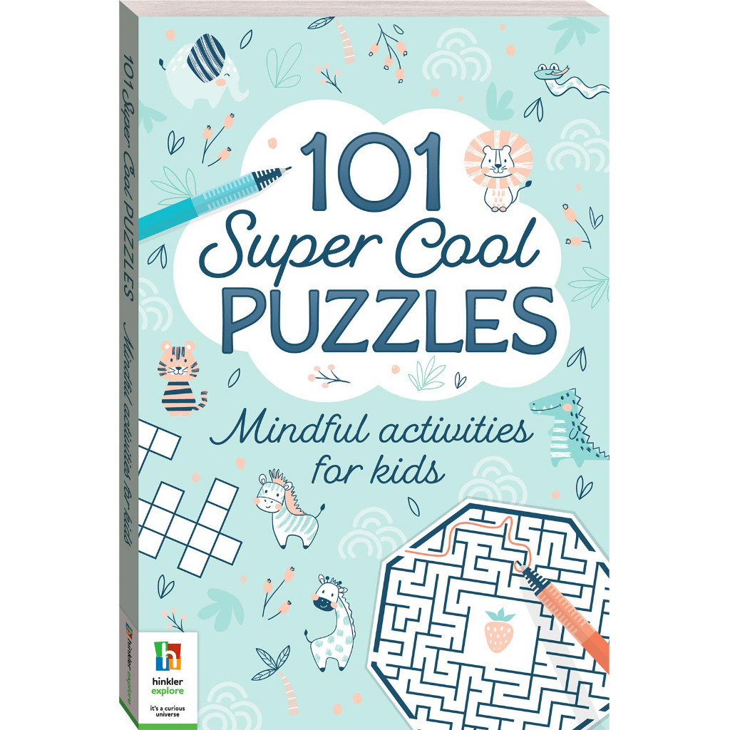 Kids Puzzles - 101 Super cool mindful puzzles - Age 5 and above ...