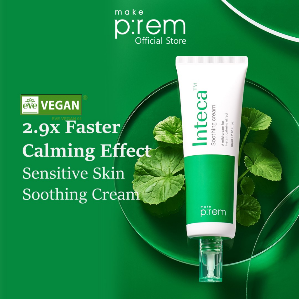MAKE PREM INTECA Soothing Cream 80ml | Shopee Singapore