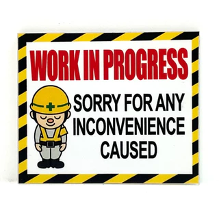 Buy signage work in progress At Sale Prices Online - July 2025 | Shopee ...