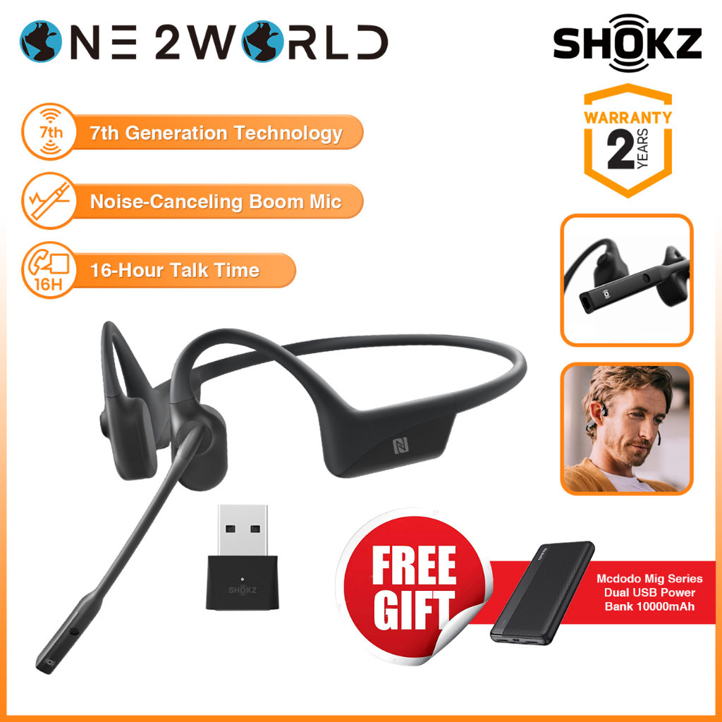 AfterSHOKZ OpenComm UC (Rebranded as SHOKZ OpenComm UC) - Bluetooth ...
