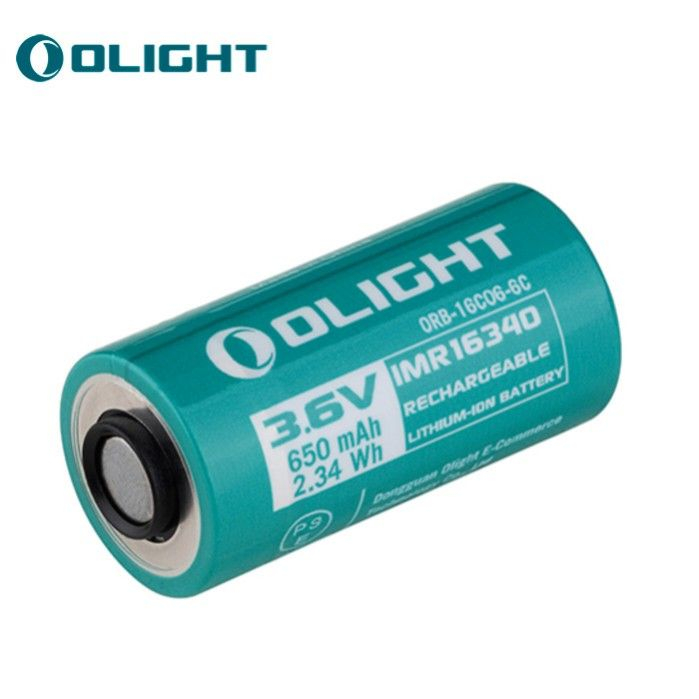 Olight IMR 16340 / RCR123A Li-ion Rechargeable Battery For Flashlight ...