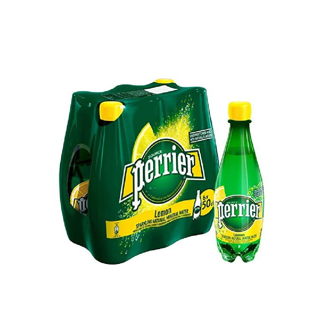 Perrier Lemon Sparkling Mineral Water (6 x500 ml) Pack | Shopee Singapore