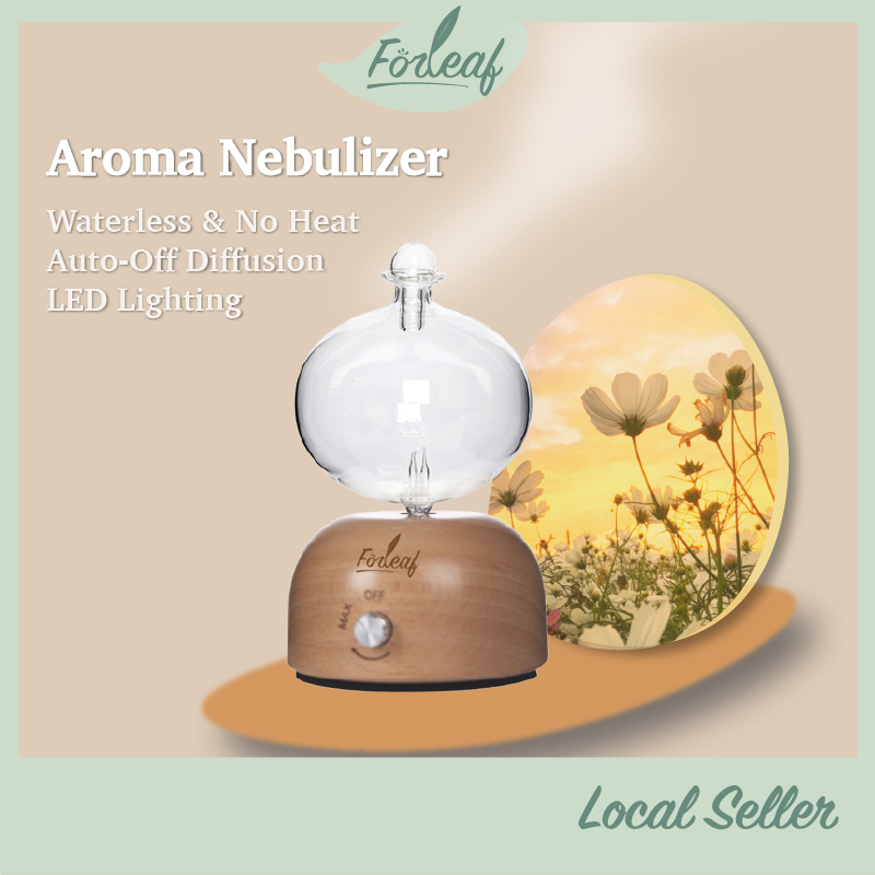 Forleaf Nebulizer Diffuser Waterless Nebulizing Essential Oil Aroma ...