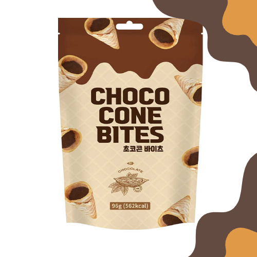 CHOCO CONE BITES / A snack filled with chocolate inside an ice cream ...