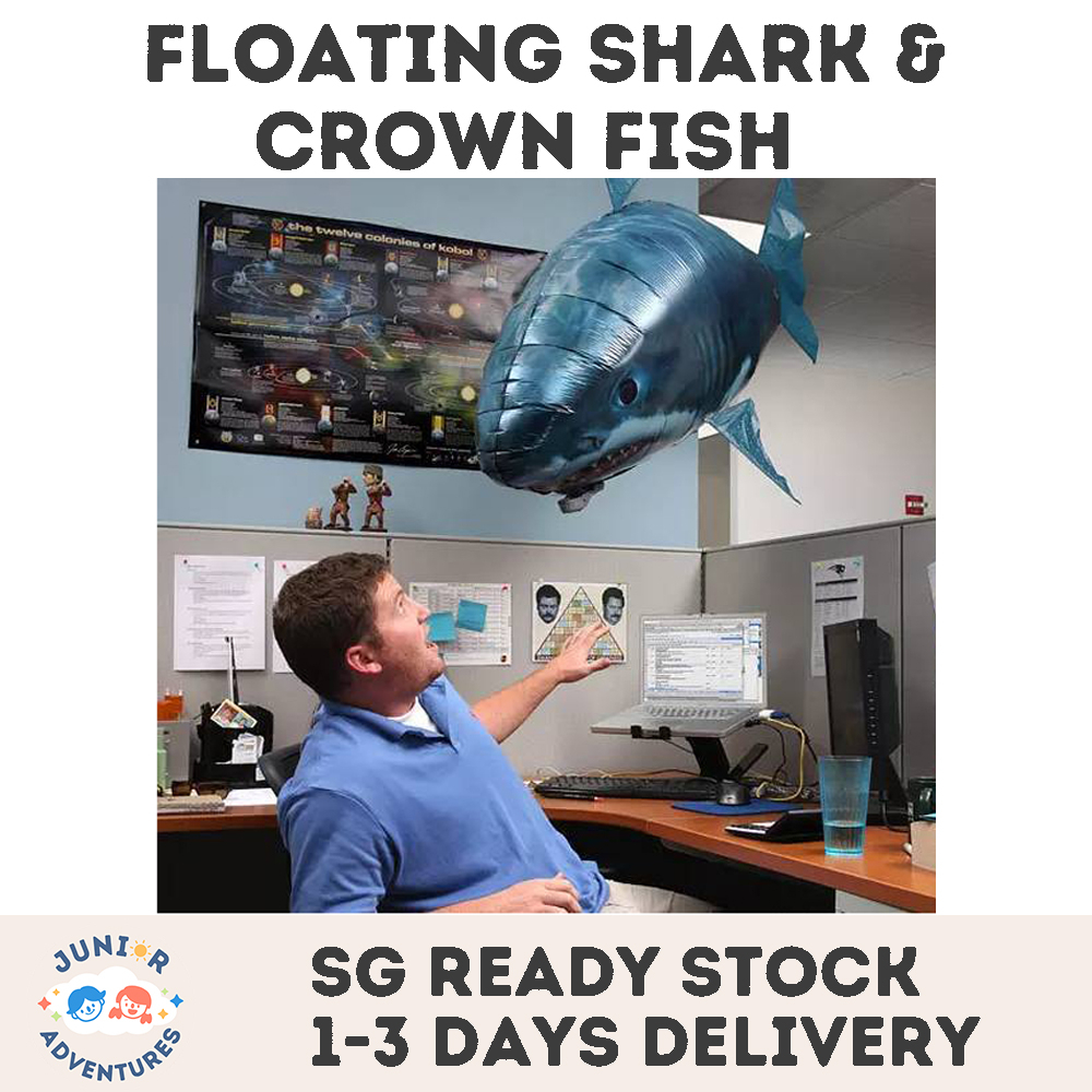 Remote-controlled helium-filled shark clownfish balloons for wedding ...