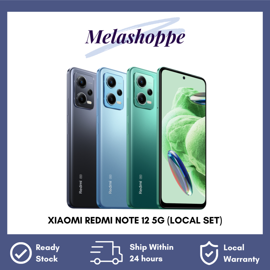 Xiaomi Redmi Note 12 5G (Local Set) | Shopee Singapore