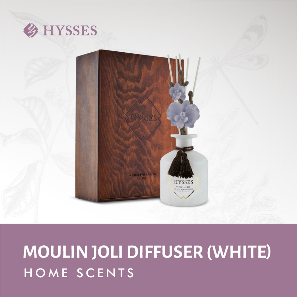 Hysses Ginger Peppermint Moulin Joli Diffuser (White) | Shopee Singapore