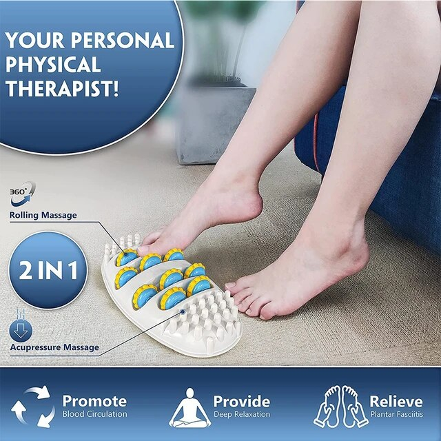 SG Stock Foot Massager Roller Feet Acupressure Point Massage / Foot ...