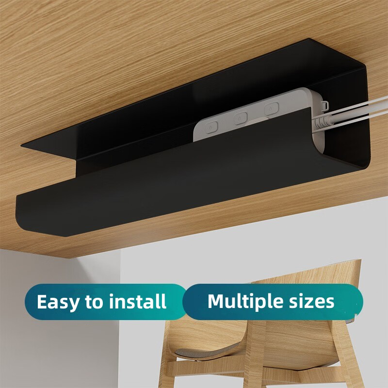 Under The Table Cable Management Rack Under Desk Cable Organizer Cable ...