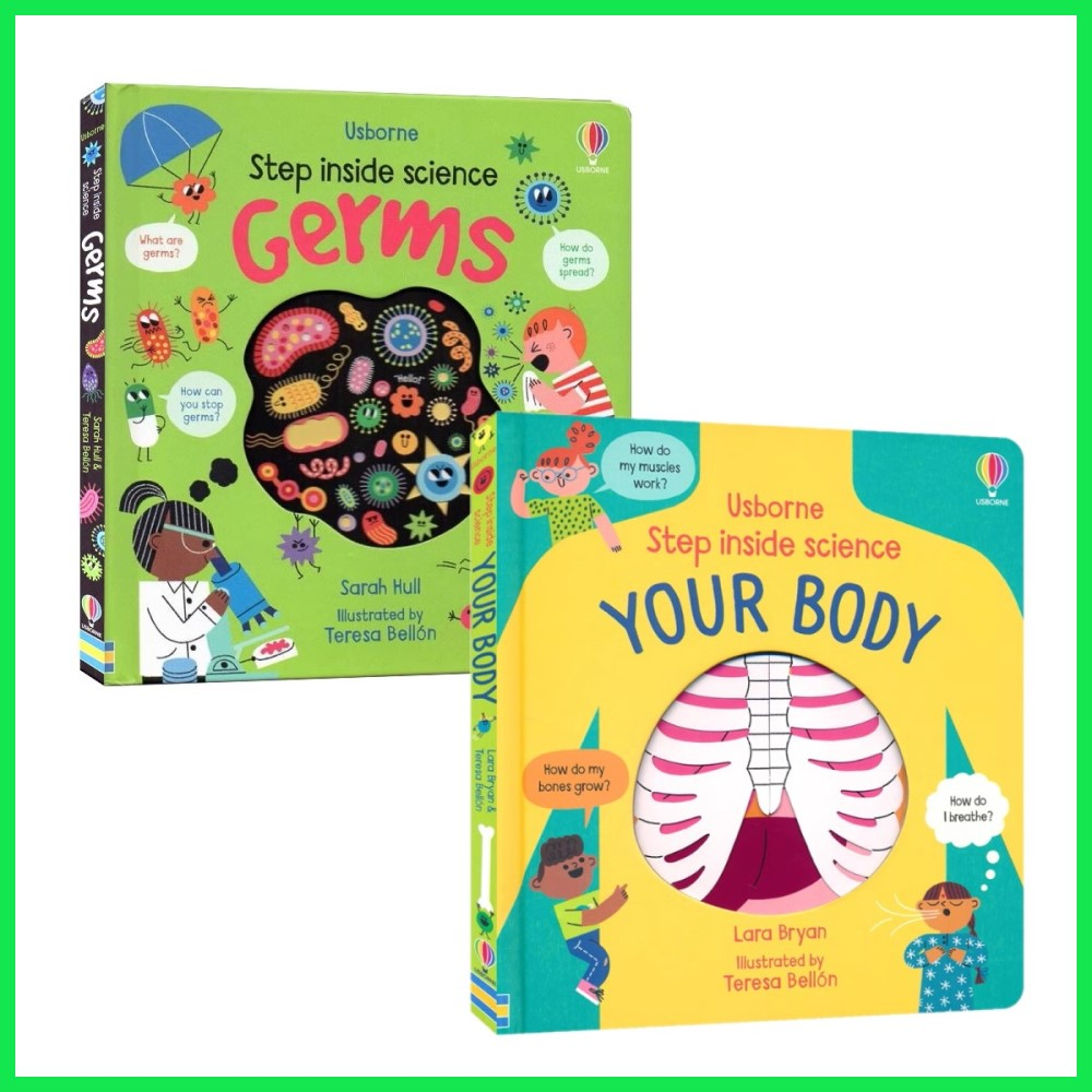 Usborne Step Inside Science Illustrated 2023: Your body / Germs ...