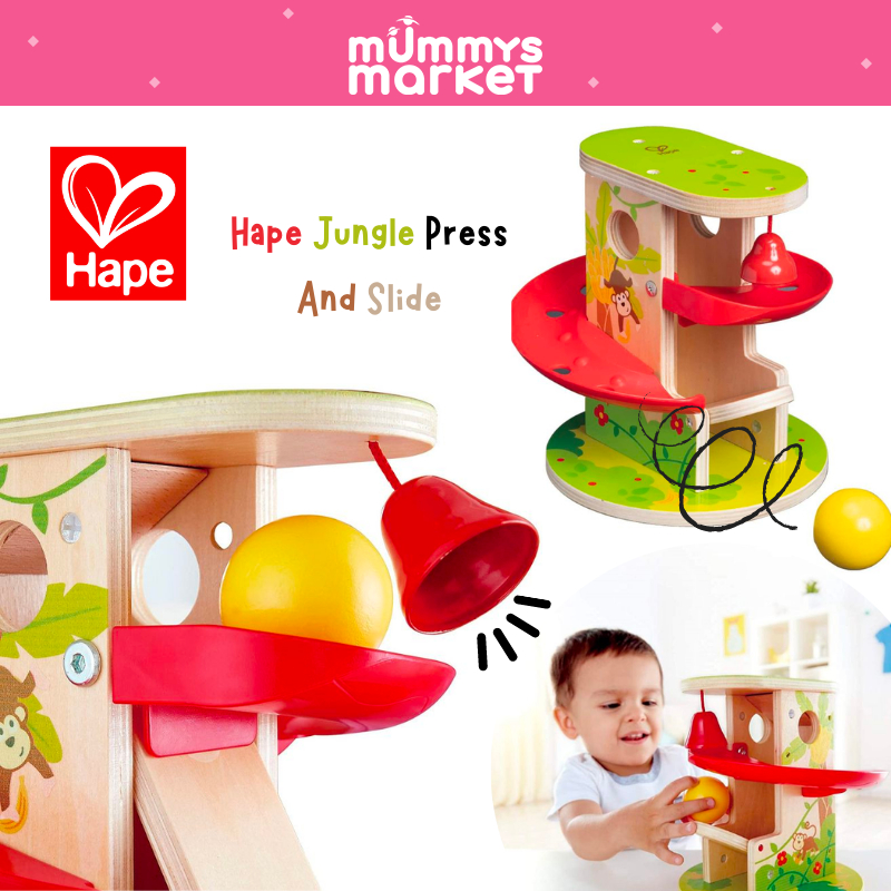 Hape Jungle Press And Slide (E0508) | Shopee Singapore