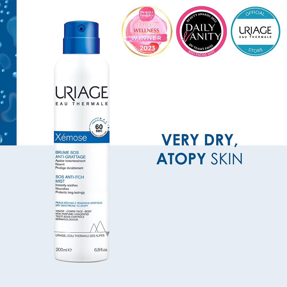 Uriage Xemose SOS Anti-Itch Mist 200ml Instant Anti-itch Efficacy In An ...