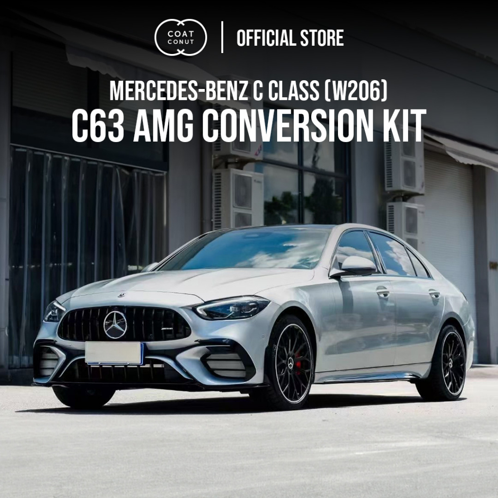 Mercedes C Class W206 Full C63 AMG Bodykit Conversion | Installation ...