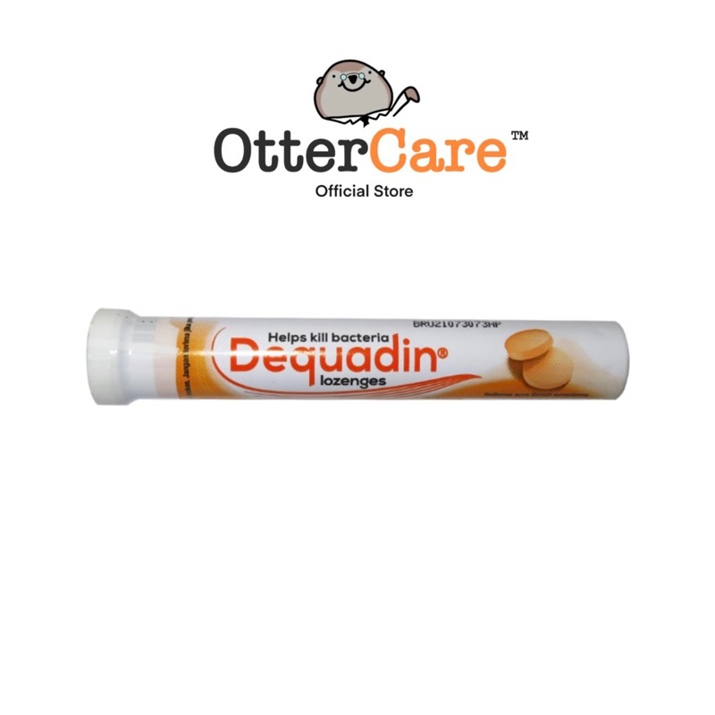 [SG SELLER] DEQUADIN Anti-Bacterial Citrus Lozenges Tube 24s | Shopee ...