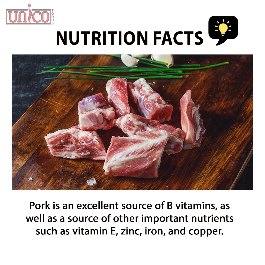 [UNICOFOODS] UF Frozen Pork Soft Bone Cut 400g +/-) | 软骨粒 | Shopee ...