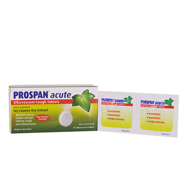 Prospan Acute Effervescent Tablets 10's | Relieves Anti-inflammatory ...