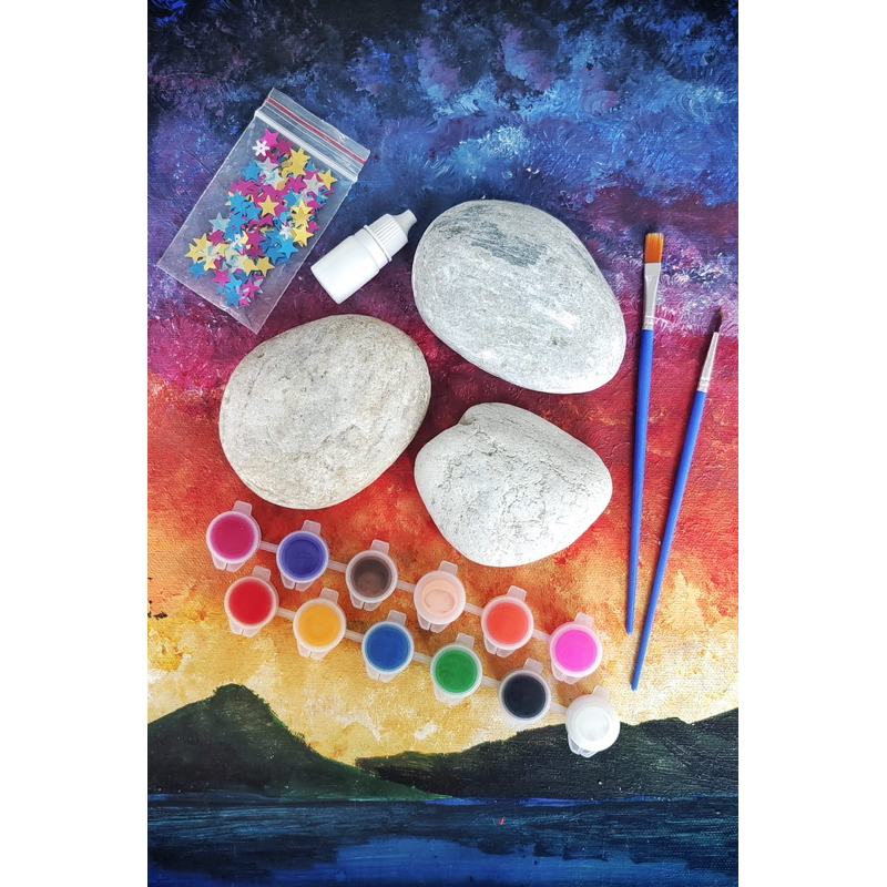 DIY Pebbles Painting Kit | Shopee Singapore