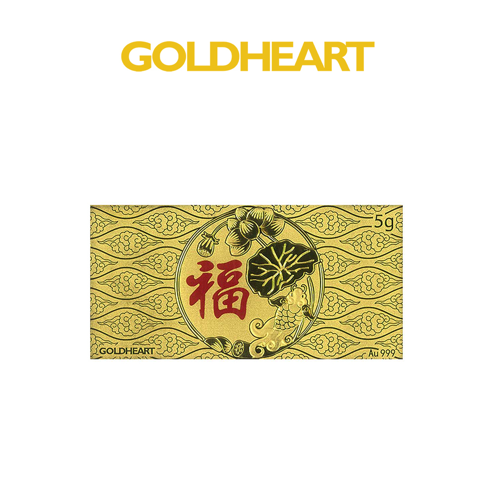 Goldheart 999 Gold 5G Prosperity Bar | Shopee Singapore