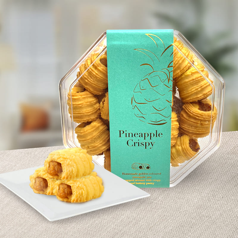 Bee Cheng Hiang Pineapple Crispy (400g/Container) | Shopee Singapore