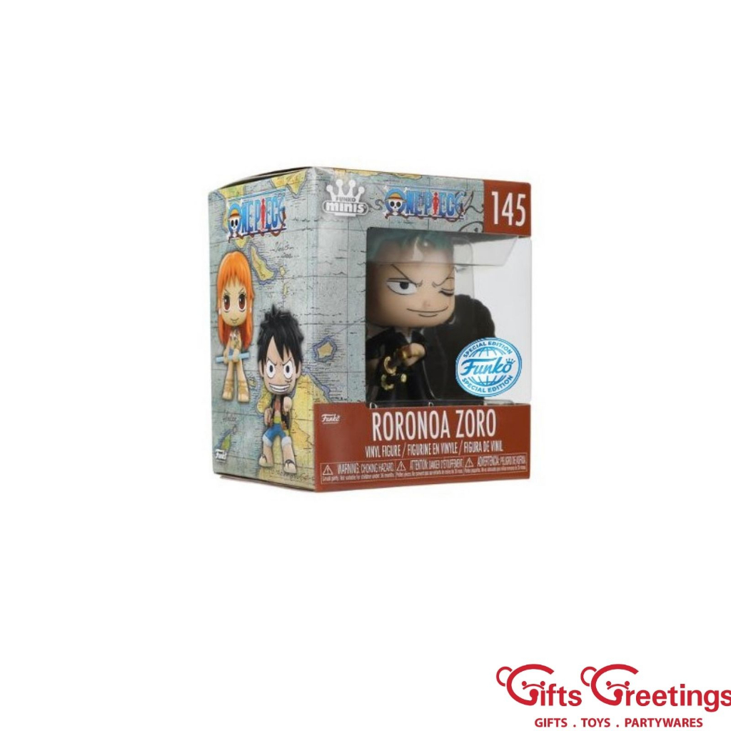 Funko One Pice Mini Vinyl Figures 145 Roronoa Zoro (SE) | Shopee Singapore