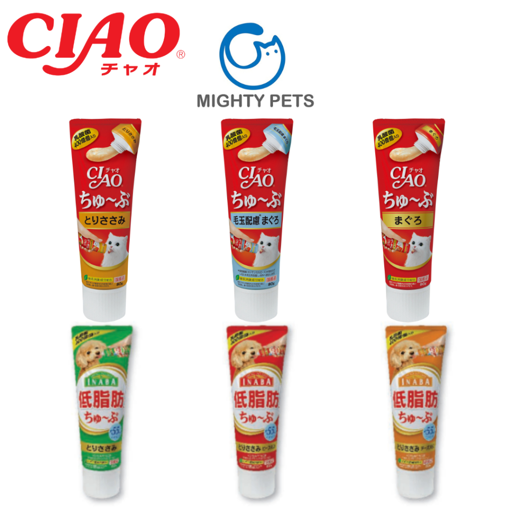 Ciao Churu Cat Tubes / Inaba Dog Tubes (80g) | Shopee Singapore