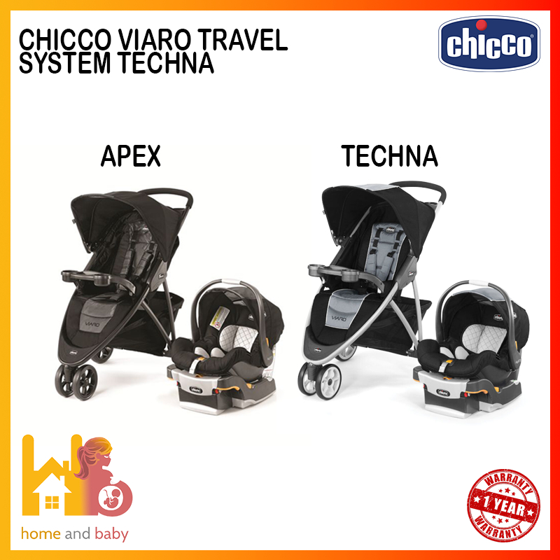 CHICCO VIARO TRAVEL SYSTEM (Stoller + Car seat) | Shopee Singapore