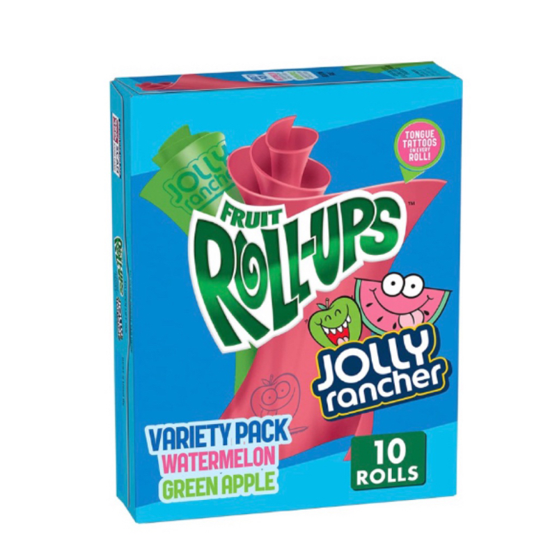 CLEARANCE PRICE Jolly rancher Fruit roll-ups 10 pieces LOWEST PRICE ...