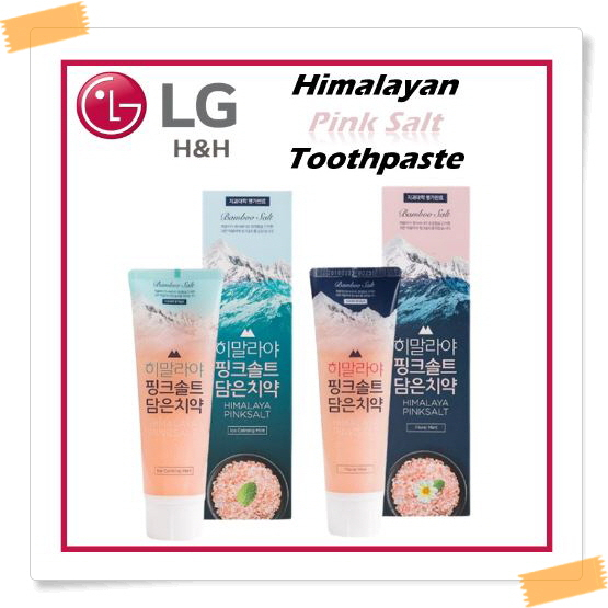 [LG H&H] Himalayan pink salt toothpaste 100g | Shopee Singapore