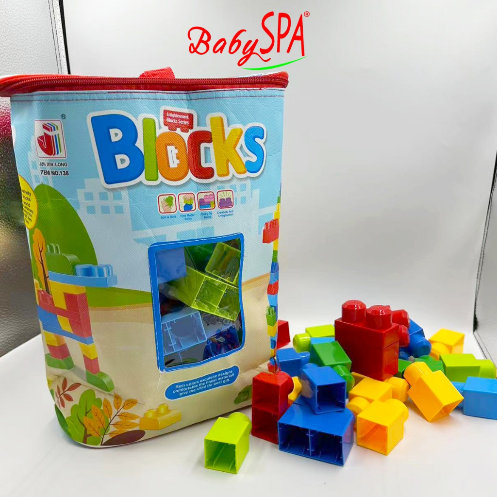 ♥♥♥ 𝐒𝐆 𝐒𝐞𝐥𝐥𝐞𝐫 BabySPA Big Construction Building Blocks Toy for Kids ...