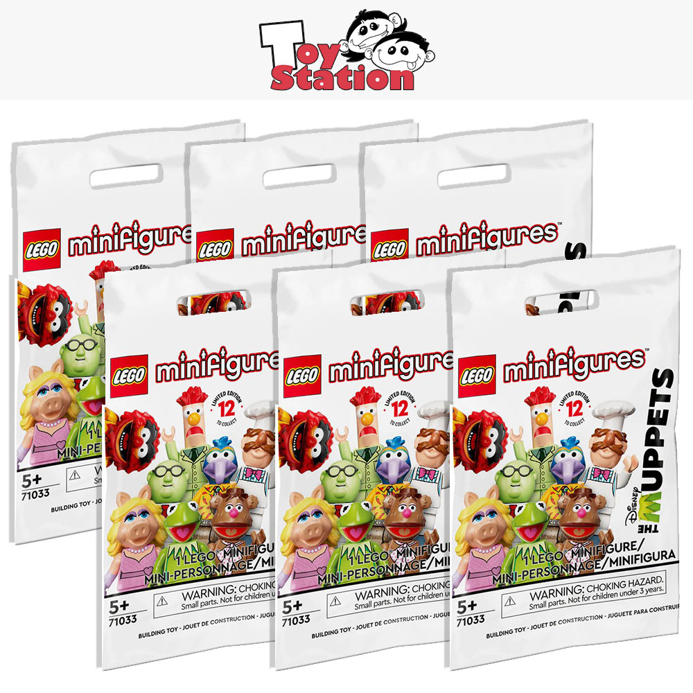 LEGO Minifigures 71033 The Muppets Random Bag (Bundle of 6 Bags ...