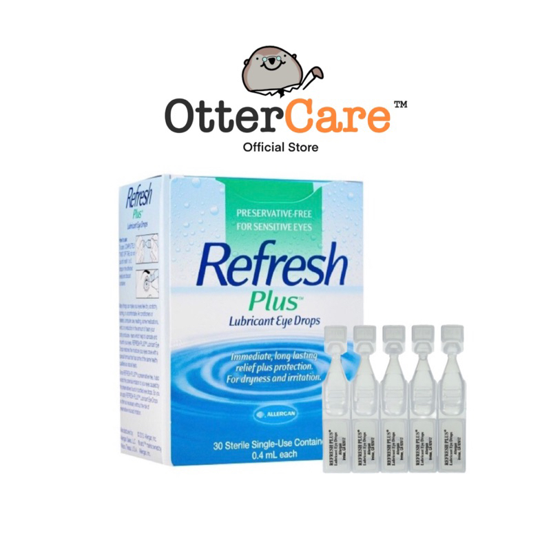 [SG SELLER] REFRESH Plus Lubricant Eye Drops 30s x 0.4ml | Shopee Singapore