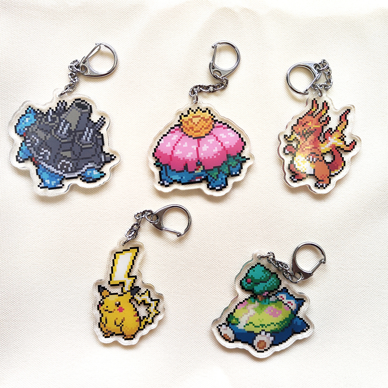 Pokemon Keychains [Double Sided] | Shopee Singapore