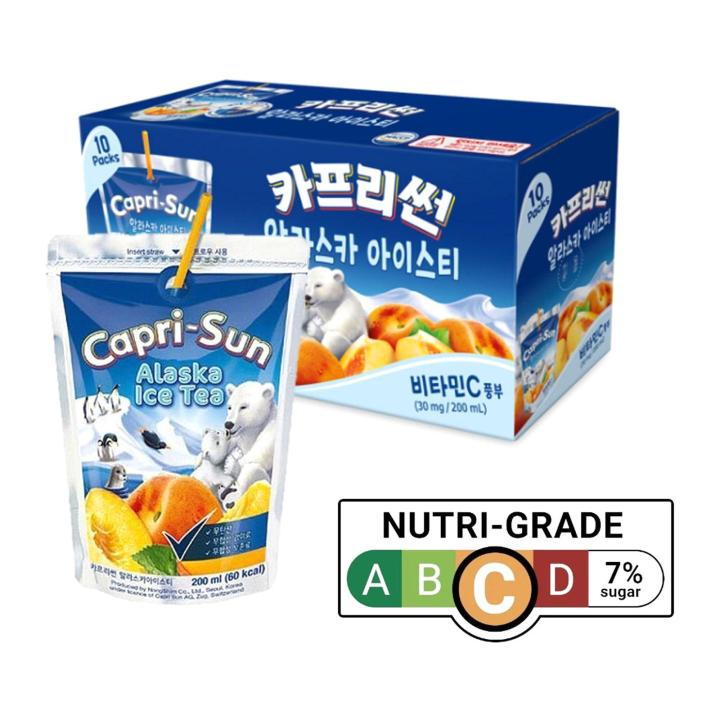 [1BOX] Nongshim Capri-Sun Alaska Ice Tea 200ml*10ea Food Mart ...