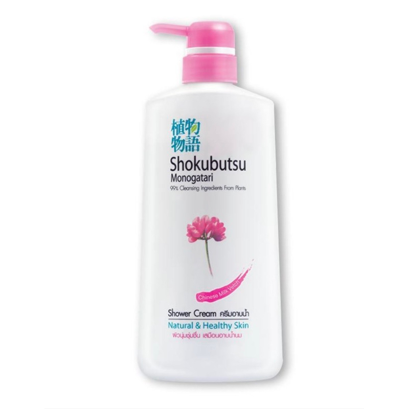 Shokubutsu Monogatari Shower Cream Body Wash 500ml - 99% Cleansing ...
