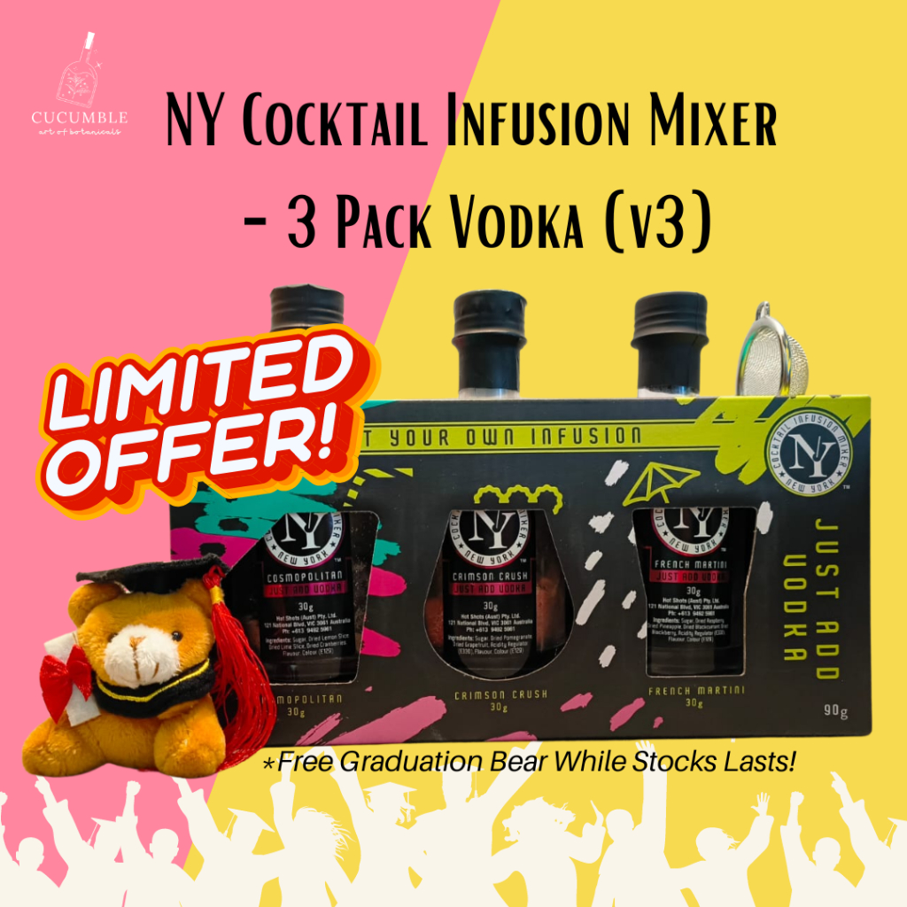 NY Cocktail Infusion Mixer - 3 Pack Vodka (v3) (*Free Graduation Bear ...