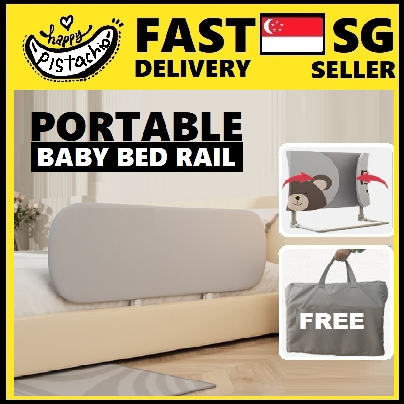 baby bed rail guard Bed Rail Soft Foam Baby Bed Fence Anti-fall Guard ...