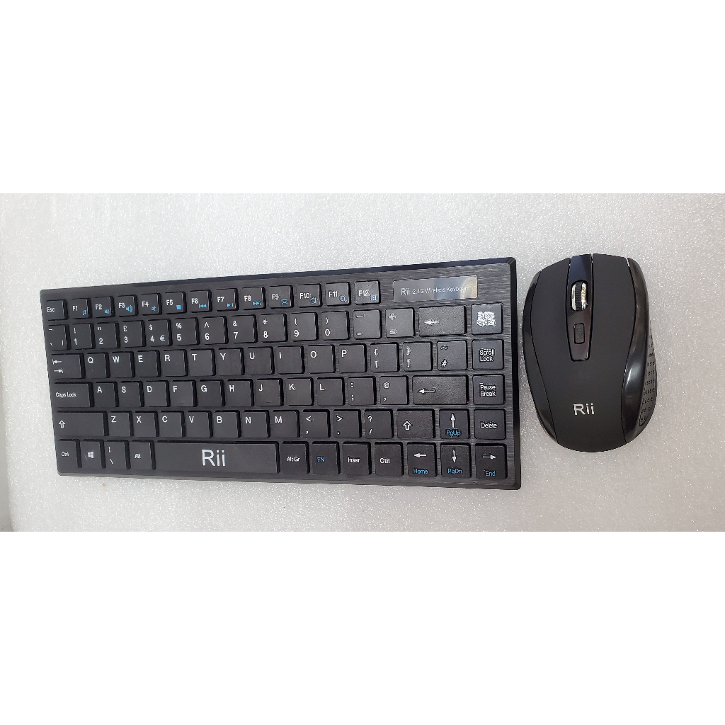 Rii 2.4Ghz Wireless Mouse and Keyboard Set RK700 (Black) | Shopee Singapore
