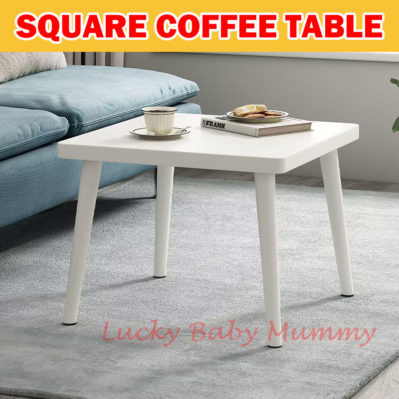 Simple Modern Coffee Table/ Small Apartment Living Area Table/ Square ...