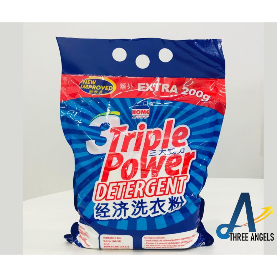 Homeline Triple Power Original Detergent Powder 850g | Shopee Singapore
