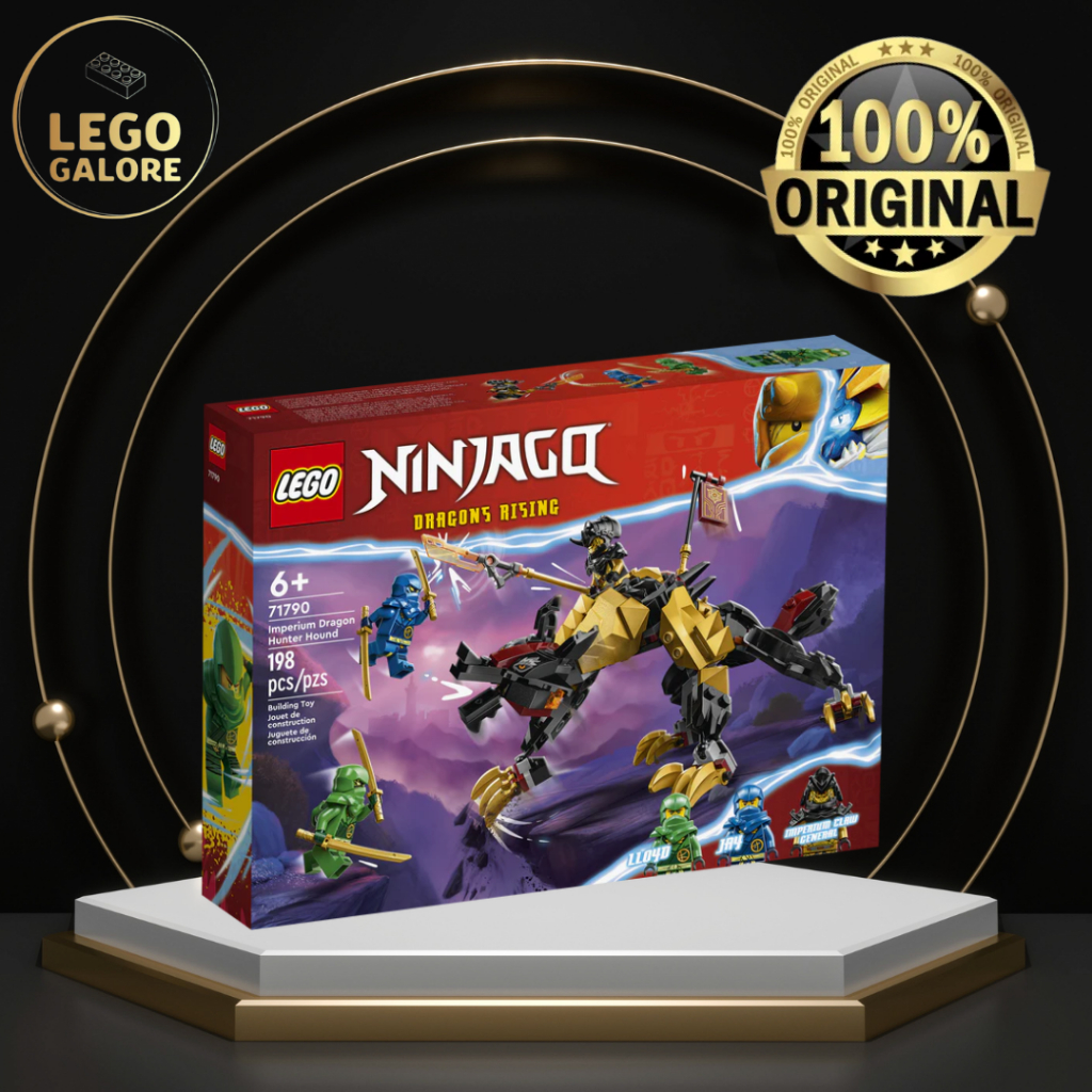 [Lego Galore] LEGO Ninjago 71790 Imperium Dragon Hunter Hound | Shopee ...