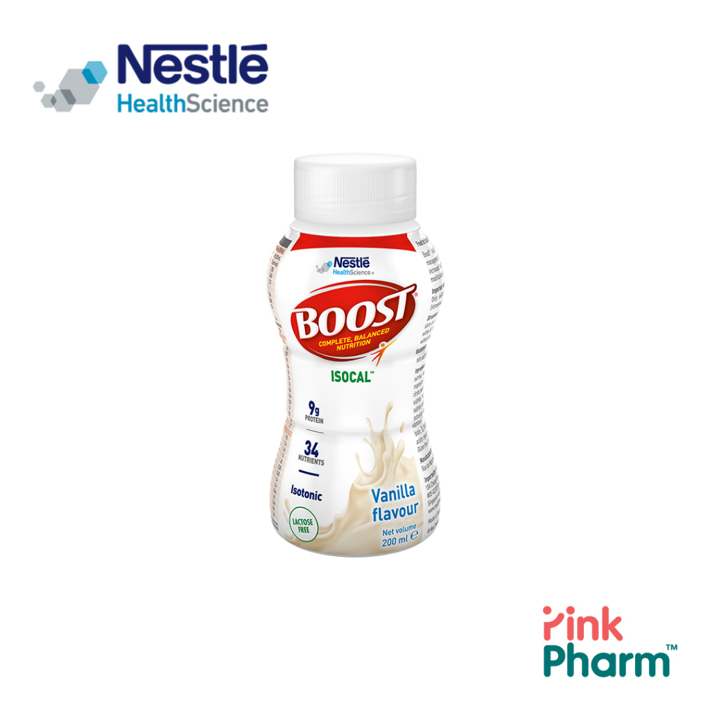 NESTLE BOOST ISOCAL VANILLA 200ml (CARTON) | Shopee Singapore