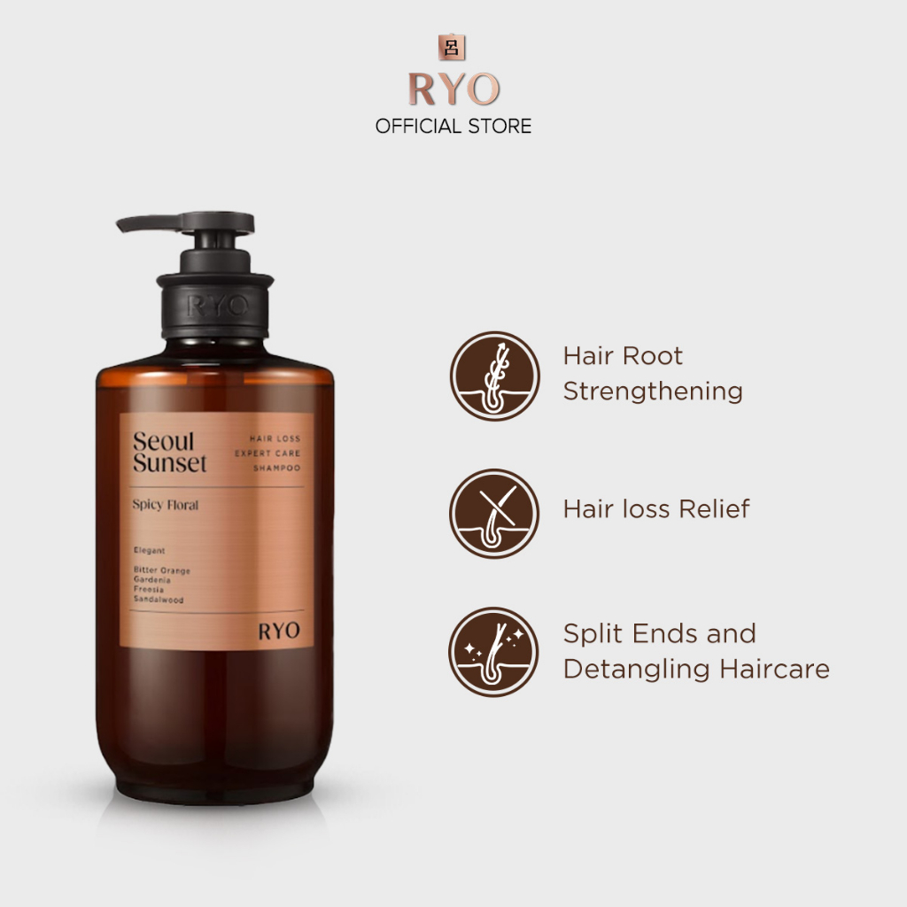 Ryo Hair Loss Expert Care Perfume Shampoo - Seoul Sunset 585ml ...